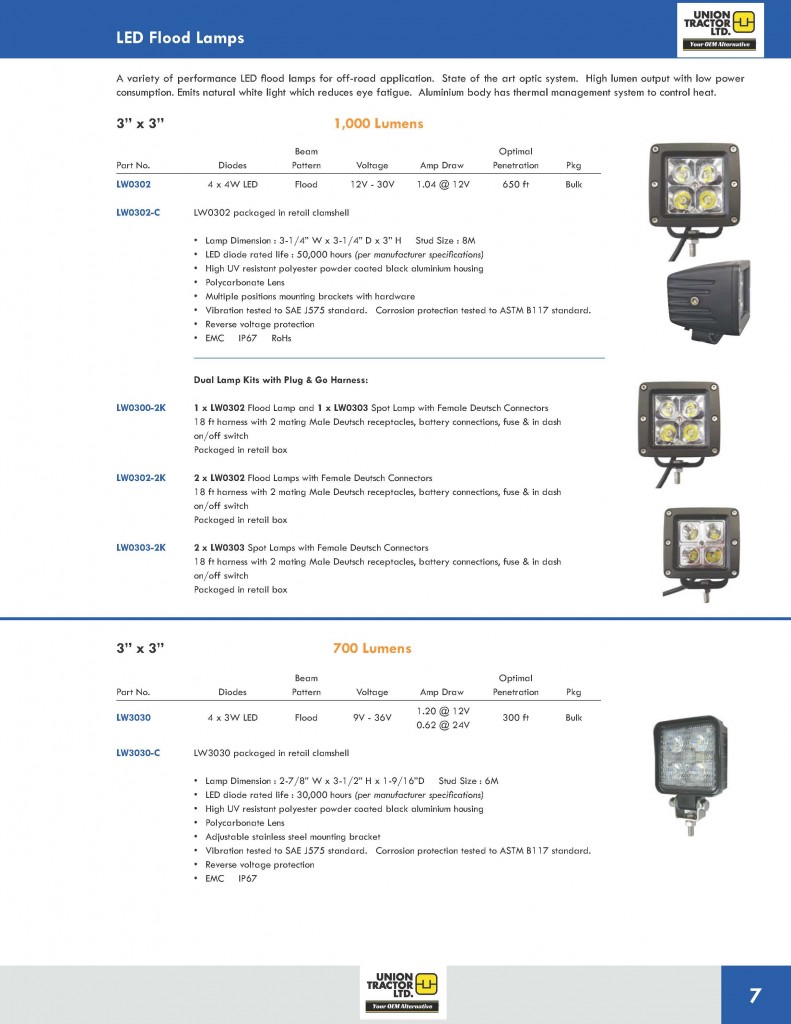Lighting | Union Tractor Ltd