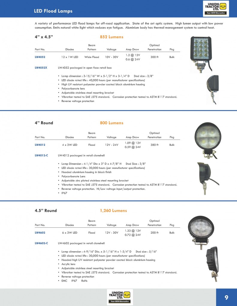 Lighting | Union Tractor Ltd